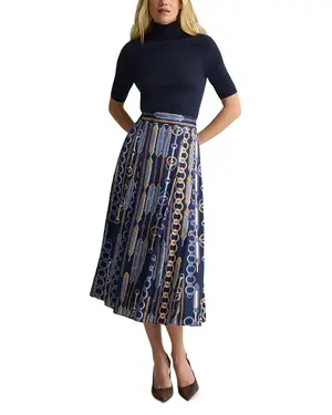 St. John A Line Midi Skirt