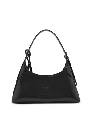 Marc Jacobs The Small Belted Sac Leather Shoulder Bag - Black
