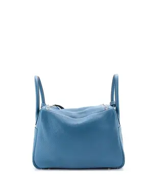 Hermès 30 Lindy Bag Clemence - Blue