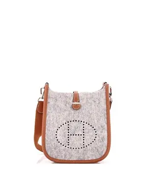 Hermès Tpm Evelyne Bag Gen Iii Felt - Gray