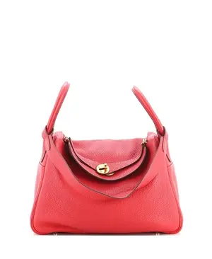 Hermès 30 Lindy Bag Clemence - Red