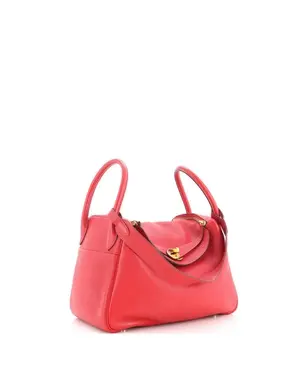 Hermès 30 Lindy Bag Clemence - Red
