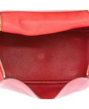 Hermès 30 Lindy Bag Clemence - Red