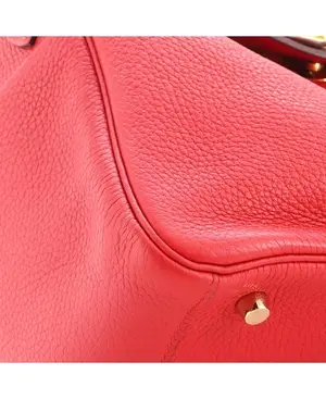 Hermès 30 Lindy Bag Clemence - Red