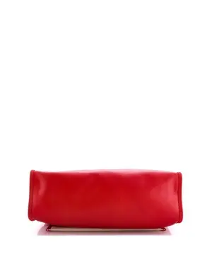Hermès 31 Herbag Zip Berline Vache Canvas And Leather - Red