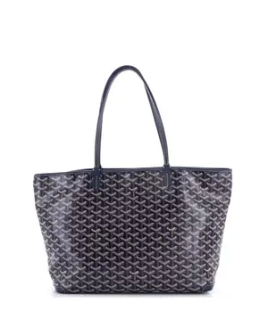 Goyard Mm Artois Tote Coated Canvas - Navy Blue