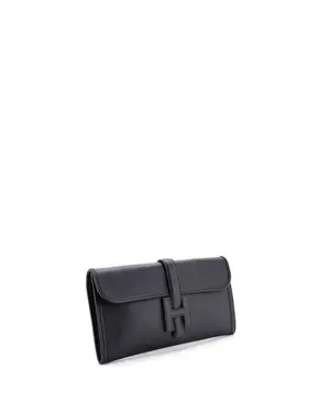 Hermès 29 Jige Elan Clutch Swift - Black