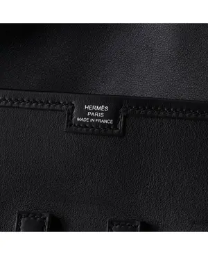 Hermès 29 Jige Elan Clutch Swift - Black