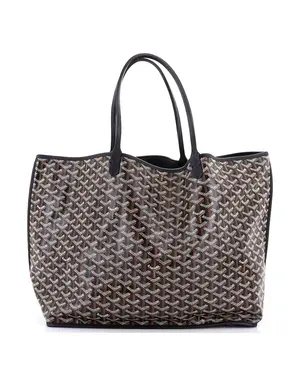 Goyard Gm Anjou Reversible Tote Coated Canvas - Black