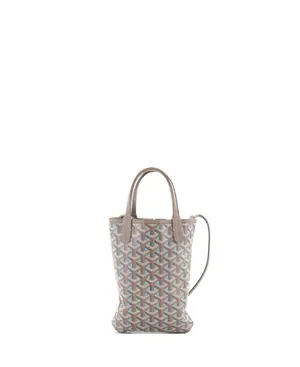 Goyard Poitiers Tote Claire Voie Coated Canvas - Gray