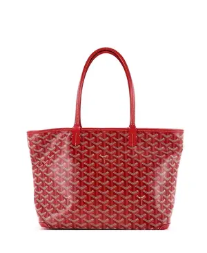 Goyard Pm Artois Tote Coated Canvas - Red