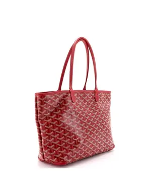 Goyard Pm Artois Tote Coated Canvas - Red