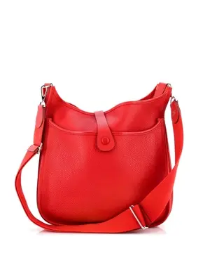 Hermès Gm Evelyne Bag Gen Iii Clemence - Red
