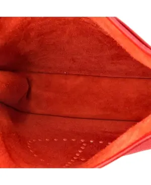 Hermès Gm Evelyne Bag Gen Iii Clemence - Red