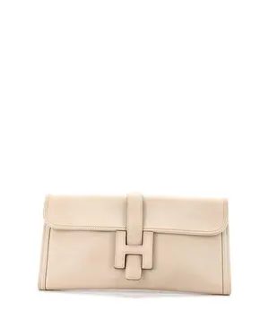 Hermès 29 Jige Elan Clutch Swift Neutral