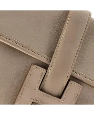 Hermès 29 Jige Elan Clutch Swift - Neutral