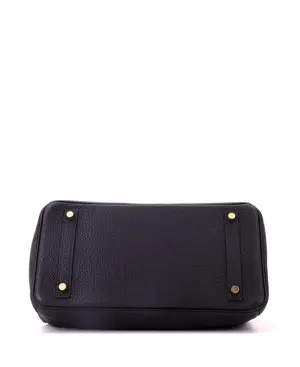 Hermès Birkin 30 Handbag Black Togo With Gold Hardware