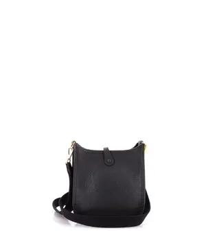 Hermès Tpm Evelyne Bag Gen Iii Clemence - Black