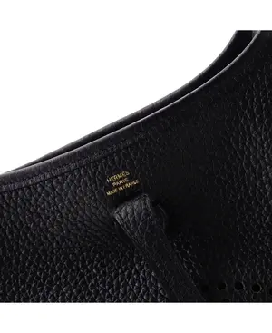 Hermès Tpm Evelyne Bag Gen Iii Clemence - Black