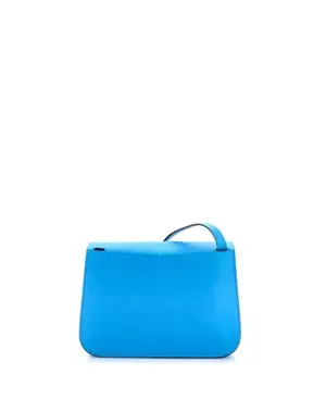 Hermès 25 Halzan Bag Evercolor - Blue