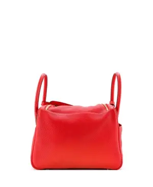 Hermès 30 Lindy Bag Clemence - Red