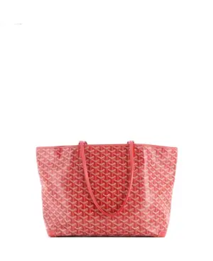 Goyard Mm Artois Tote Coated Canvas - Red