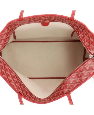 Goyard Mm Artois Tote Coated Canvas - Red