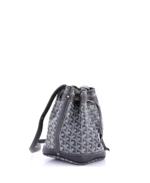 Goyard Pm Petit Flot Bucket Bag Coated Canvas