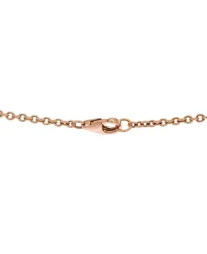 CARTIER Love Interlocking Necklace 18k Rose Gold, 17.25