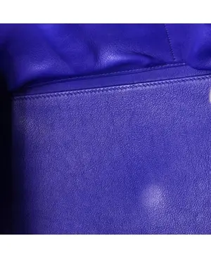 Hermès 26 Toolbox Bag Swift - Blue