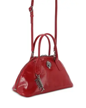 Kurt Geiger Sloane Leather Eagle Head Bowling Bag