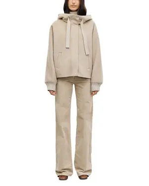 Gerard Darel Anor Wool-blend Hooded Coat