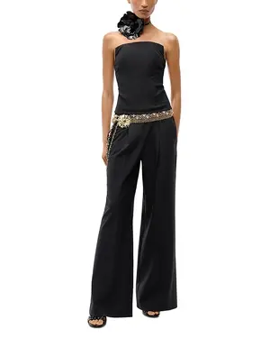 Pinko Espace Strapless Jumpsuit - Black
