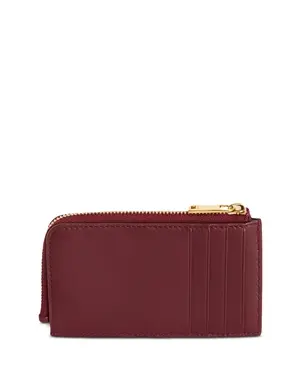 JIL SANDER Envelope East/west Leather Zip Wallet