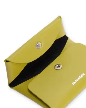JIL SANDER Folded Leather Coin Purse