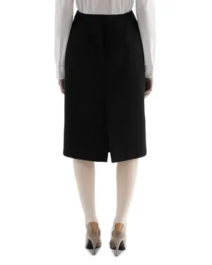 JIL SANDER Wool Sable Skirt