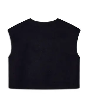 Emporio Armani Wool Blend Kiss Front Vest