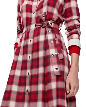 Pinko Atropa Belted Midi Shirtdress