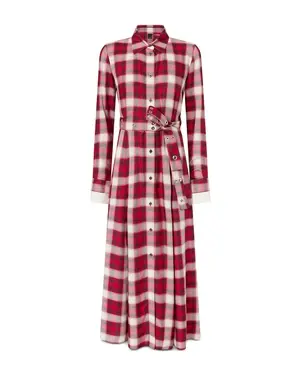 Pinko Atropa Belted Midi Shirtdress