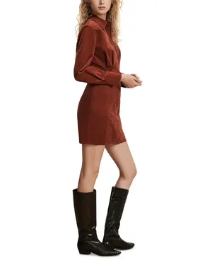 Veronica Beard Evren Cotton Stretch Mini Dress