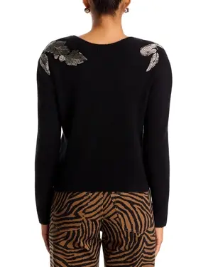 Veronica Beard Saelith Embellished Sweater