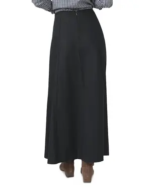 POINT Panel Maxi Skirt - Navy