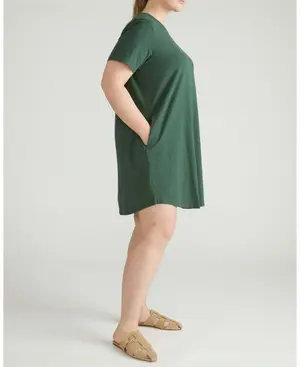 Universal Standard Plus Halie T-shirt Dress - Conifer