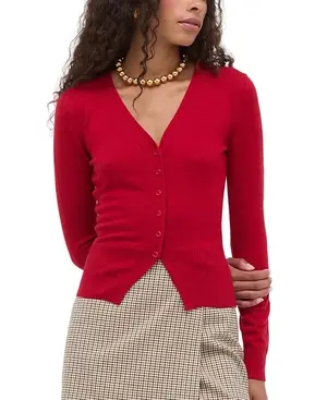 Hill House Home The Amal Cardigan - Red