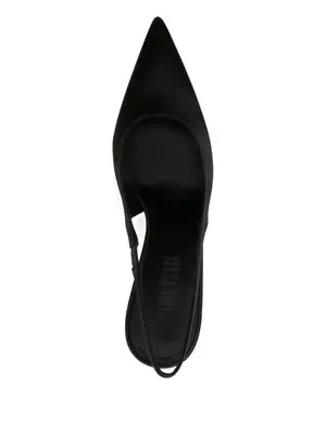 Paris Texas Lidia Leather Slingback Pumps