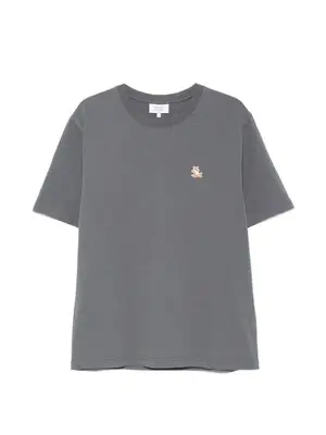 Maison Kitsuné Chillax Fox Cotton T-shirt - Grey
