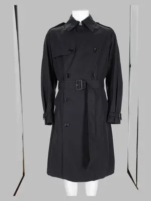 BOSS Trench Idrorepellente In Twill Di Cotone