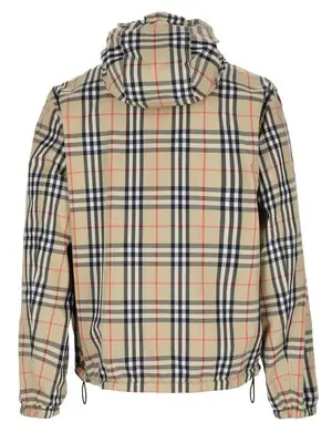 Burberry Giacca "newport" Reversibile Con Motivo Check