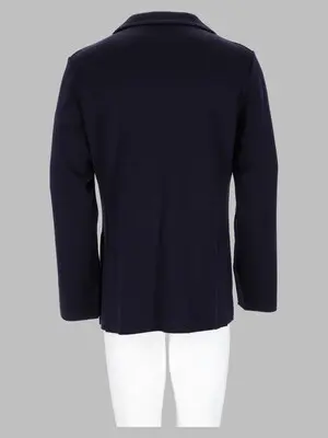 LARDINI Blazer In Maglia Di Cotone