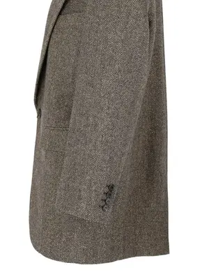 Saint Laurent Giacca Monopetto In Lana